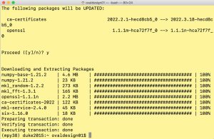 Anaconda Pythonにモジュール(numpy, matplotlib)をインストールする for Mac | Oval Design Studio