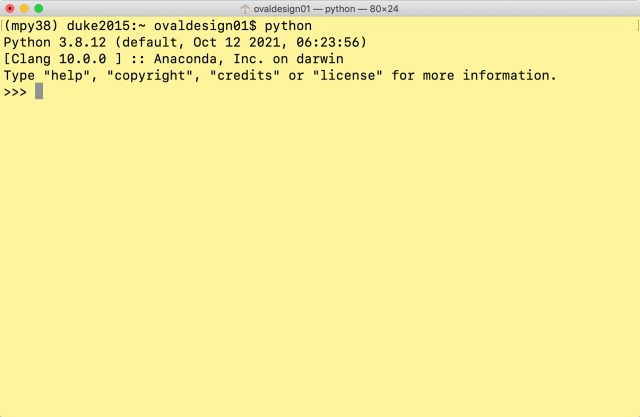 Anaconda Pythonにモジュール(numpy, matplotlib)をインストールする for Mac | Oval Design Studio