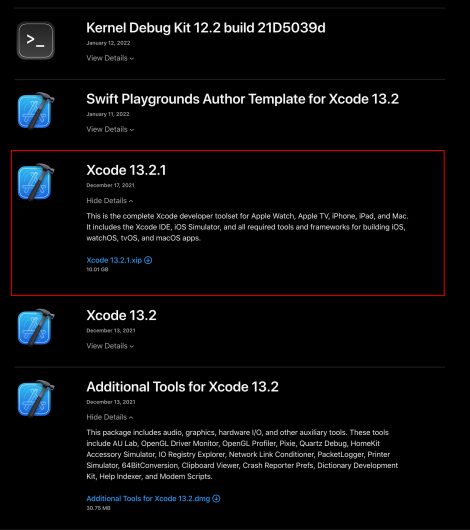 古いバージョンのMac OSに過去のバージョンのXcodeをインストールする手順 | Oval Design Studio
